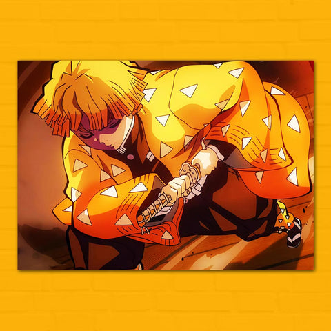 Zenitsu Thunder Breathing #1 Poster – Frame Kro