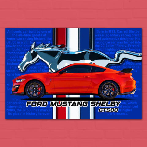 Ford Mustang Shelby GT500 Poster – Frame Kro