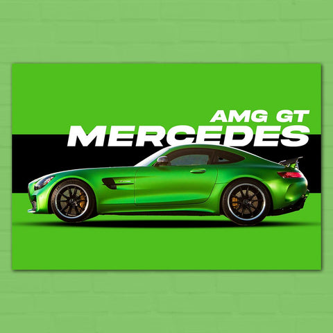 Mercedes AMG GT Poster – Frame Kro