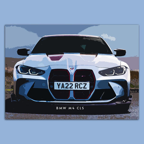 BMW M4 CLS Poster – Frame Kro