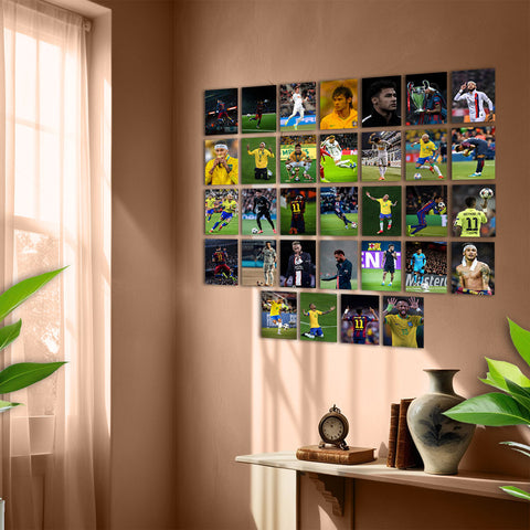 Neymar Collage Kit (Set Of 32) – Frame Kro