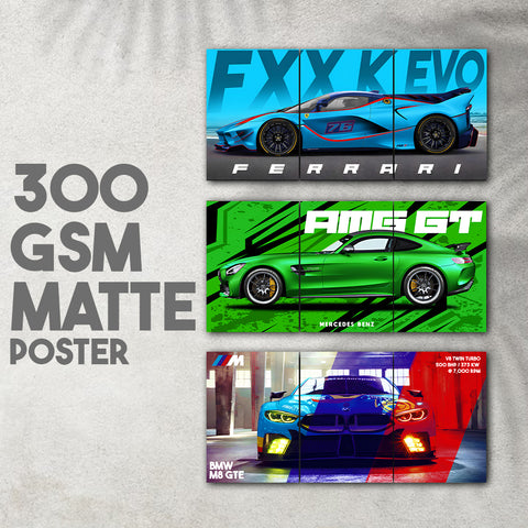 Japanese Car Split Poster – Frame Kro