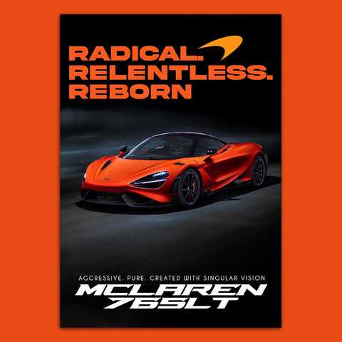 Mclaren 765LT Poster – Frame Kro