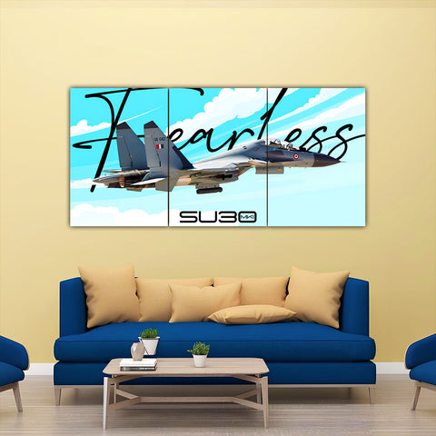 SU30 MKI Fearless Split Poster – Frame Kro