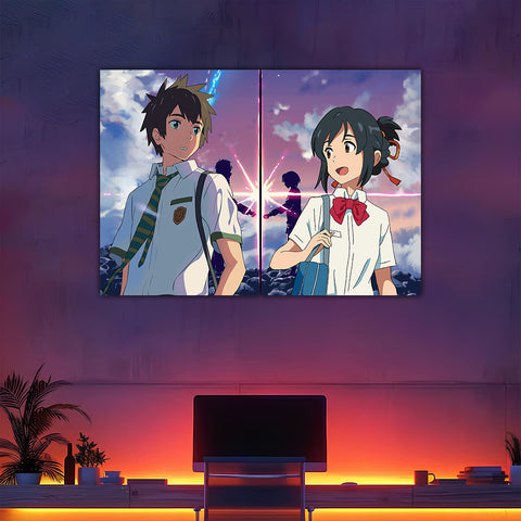 Your Name Split Posters 2-Panel – Frame Kro
