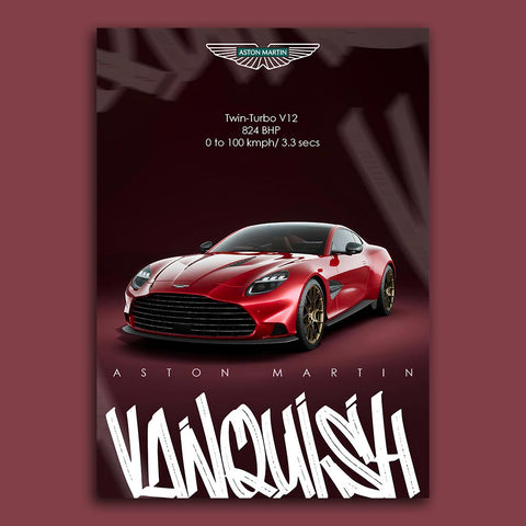 Aston Martin Vanquish Poster – Frame Kro