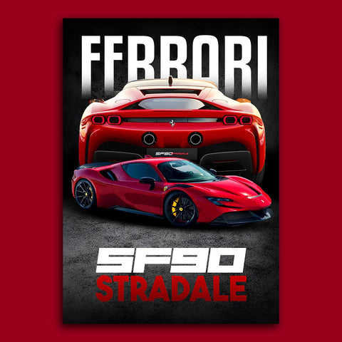 Ferrari SF90 Stradale Poster – Frame Kro
