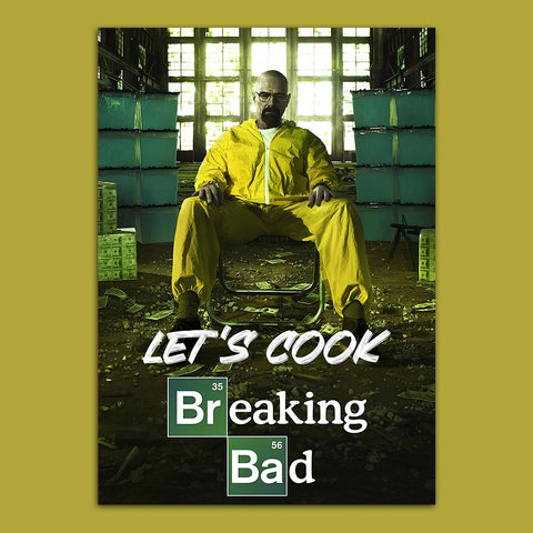 "Let's Cook" Breaking Bad Poster – Frame Kro