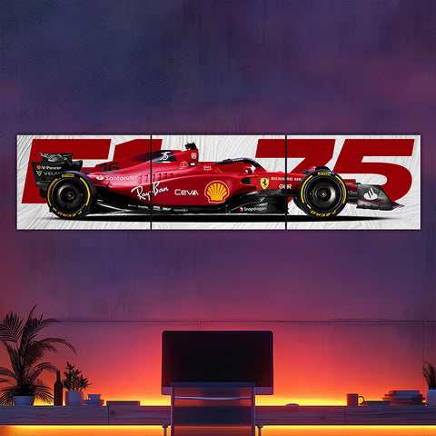 Ferrari F1-75 Split Poster | F1 | – Frame Kro