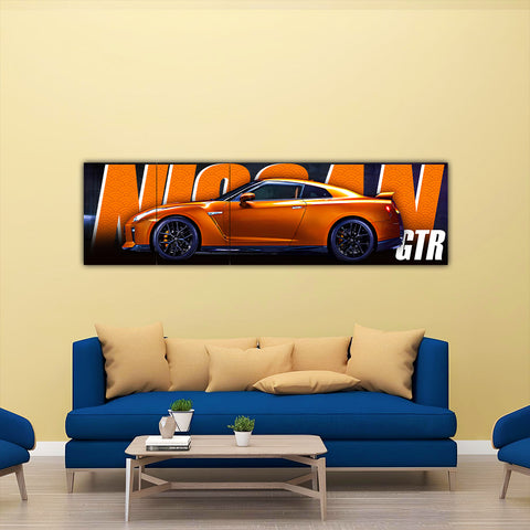 Nissan GTR - 5 Panel Split Poster – Frame Kro