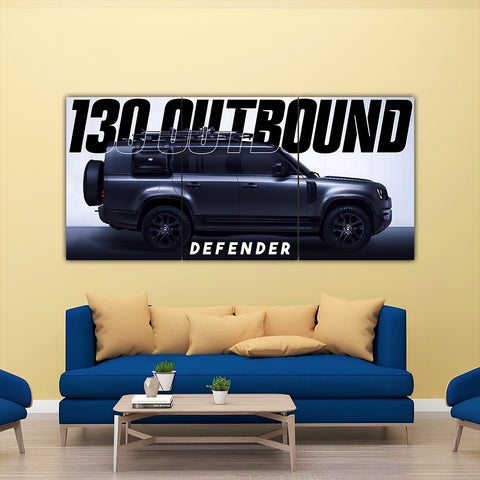 Defender 130 Outbound Split Poster – Frame Kro